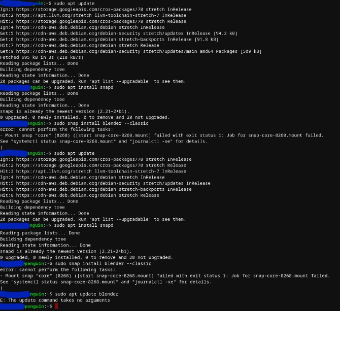 I need help installing Blender 2.81a on my Chromebook that uses Chrome OS with Linux(beta) : r ...